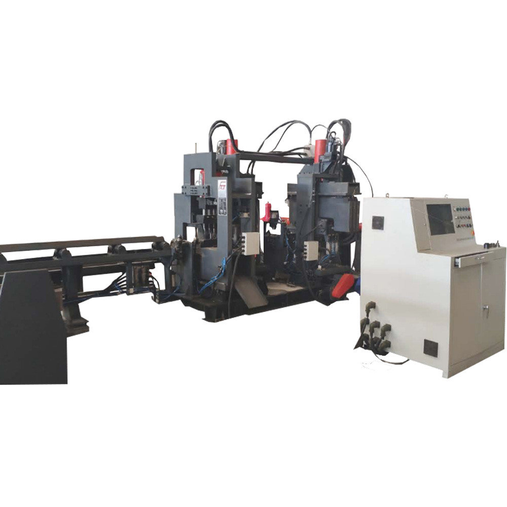 Steel Construction CNC C Channel Steel Beam Punching Marking Shearing ...