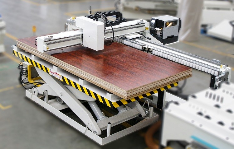 E4 1530d 6 8 Atc Nesting Cnc Auto Loading And Unloading Nesting Cnc Router Machine For Wood