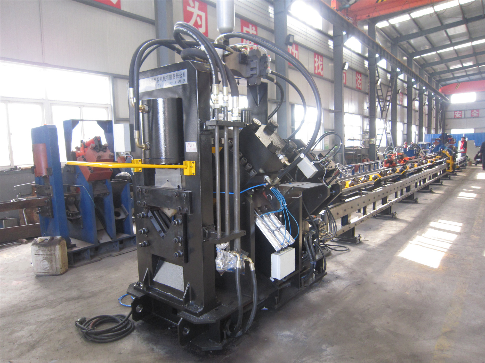 CNC Angle Punching Marking And Cutting Machine Angle Punching Angle ...