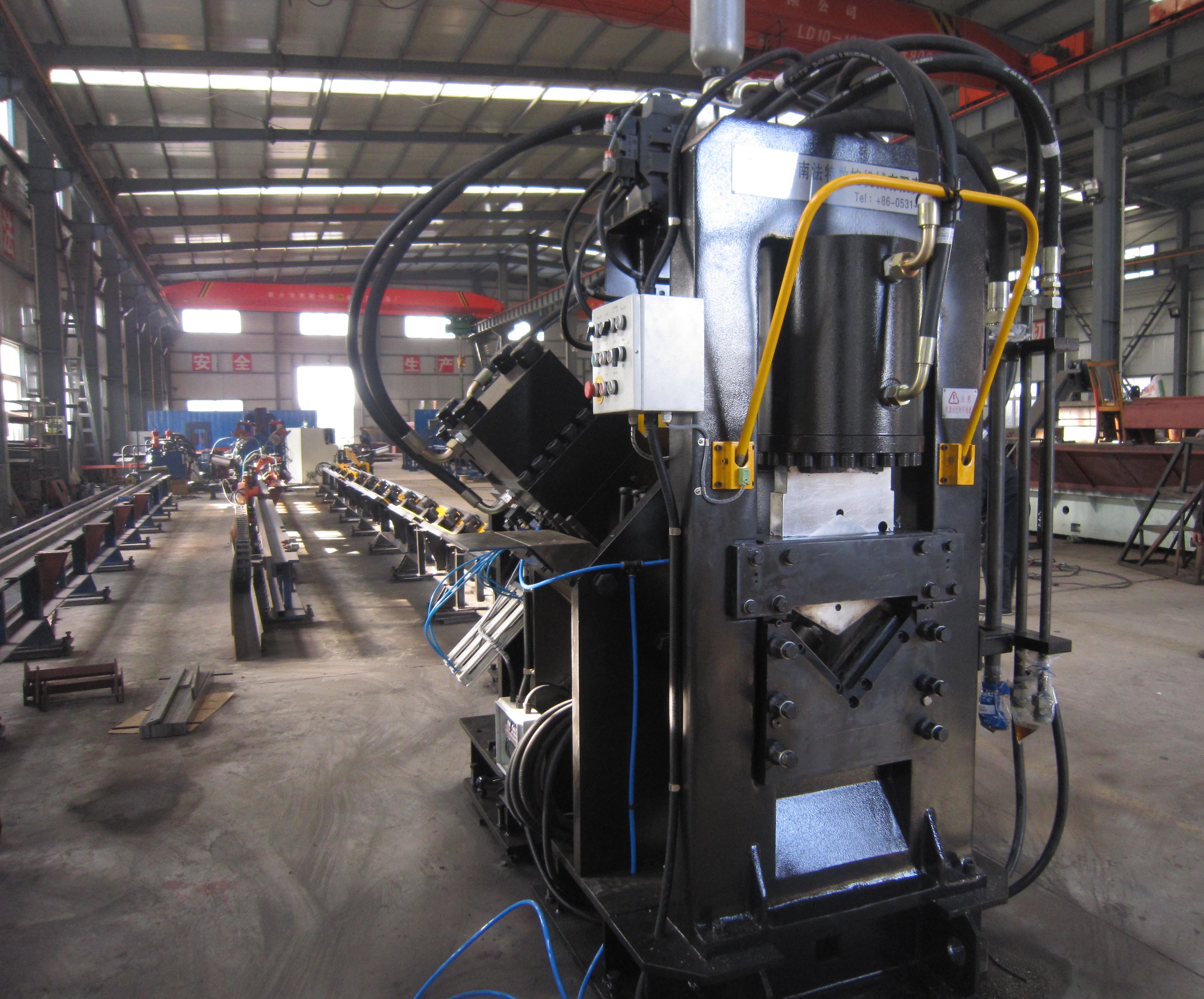 CNC Angle Punching Marking And Cutting Machine Angle Punching Angle ...