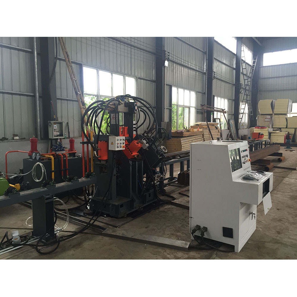 Punching Marking And Shearing CNC Angle Line Machine For Angle Tower ...