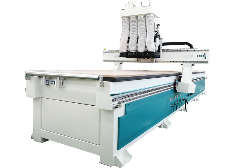 Four Head Double Station CNC Router 6KW 9KW CNC Cutting Engraving ...